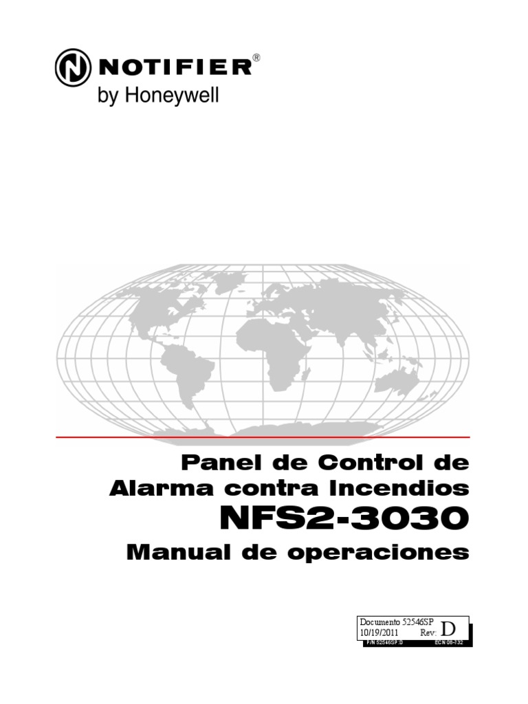 Manual de Operaciones Panel NFS2-3030 PDF | PDF | Teclado | Software