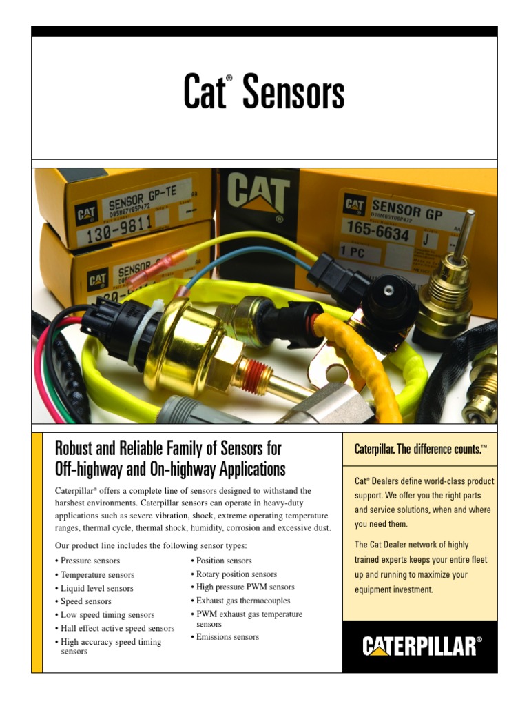 Sensores Caterpillar (Tipos) PDF | PDF
