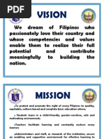 Deped Vision, Mission, Goals | PDF | Education Theory | Communication