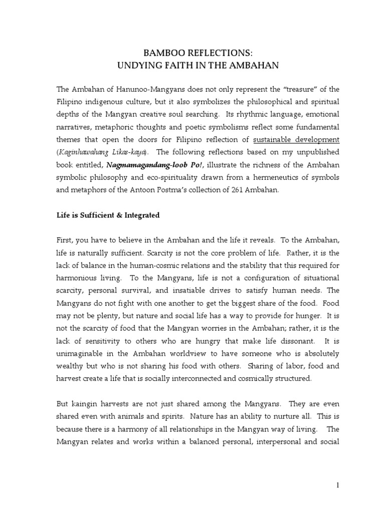 An Integrated Philosophy of Life: An Analysis of Key Themes in the ...