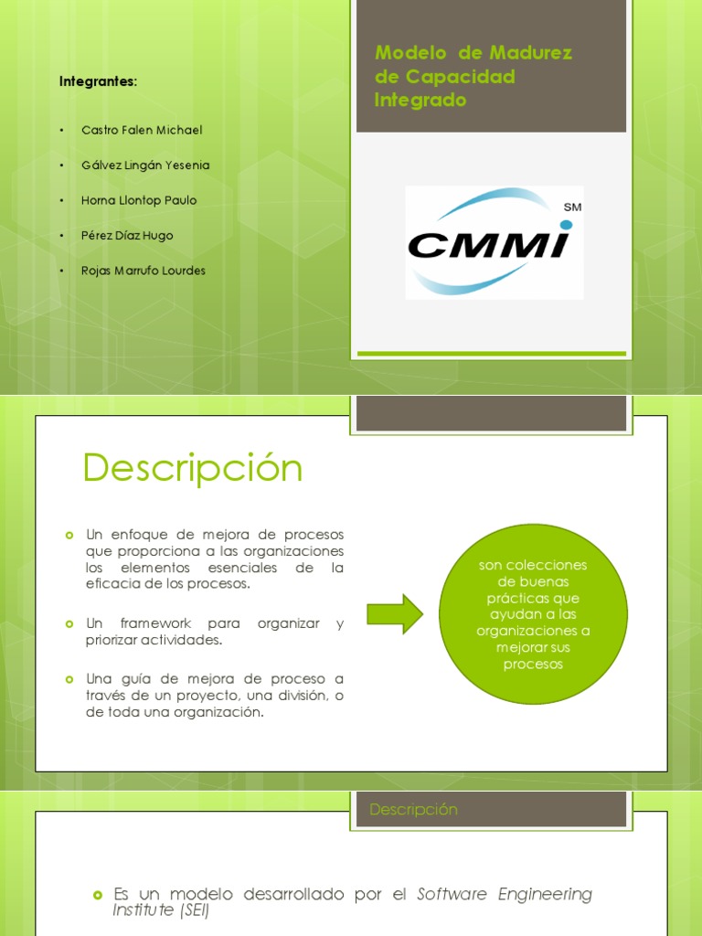 Modelo CMMI: Mejora de Procesos Efectiva | PDF | Crecimiento personal y ...