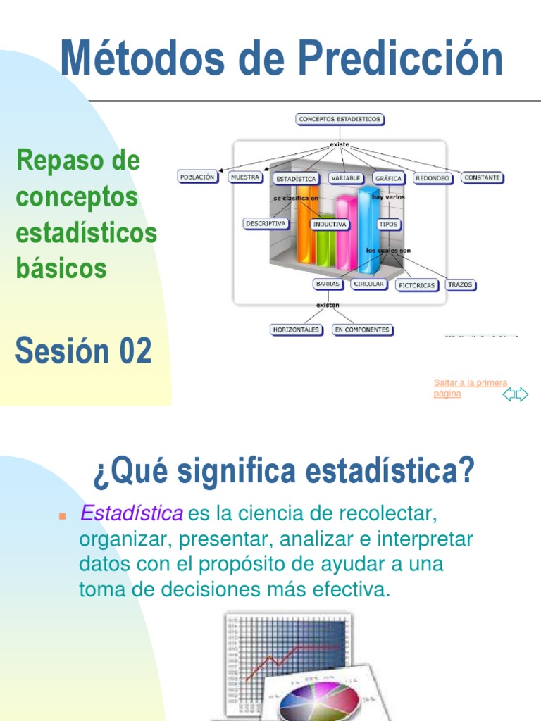 Metodos de Prediccion - Sesion 02 | PDF | Muestreo (Estadísticas ...