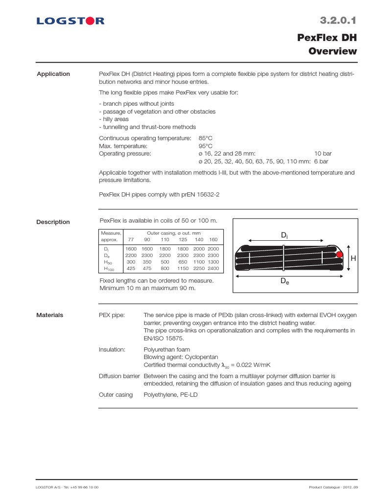 PexFlex - Logstor | PDF | Pipe (Fluid Conveyance) | Valve
