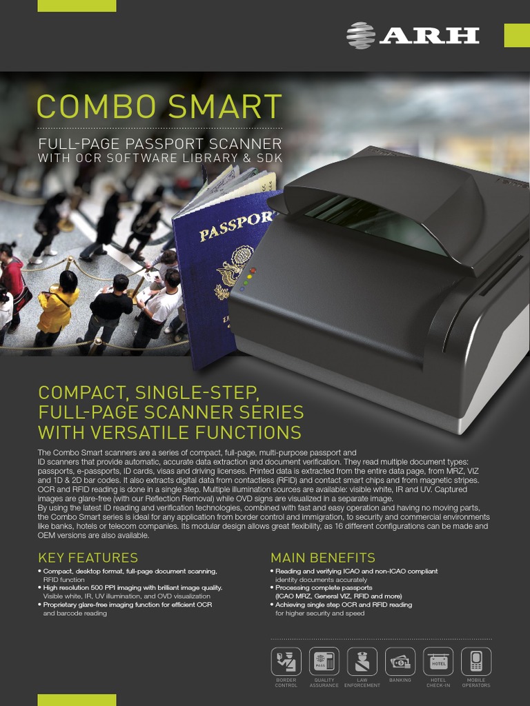 Arh Combosmart | Image Scanner | Radio Frequency Identification