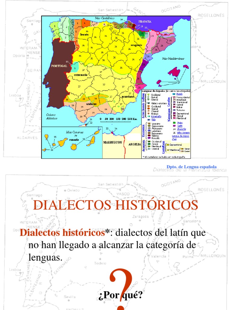 Dialectos Históricos de España | PDF | Lengua española | Semiótica