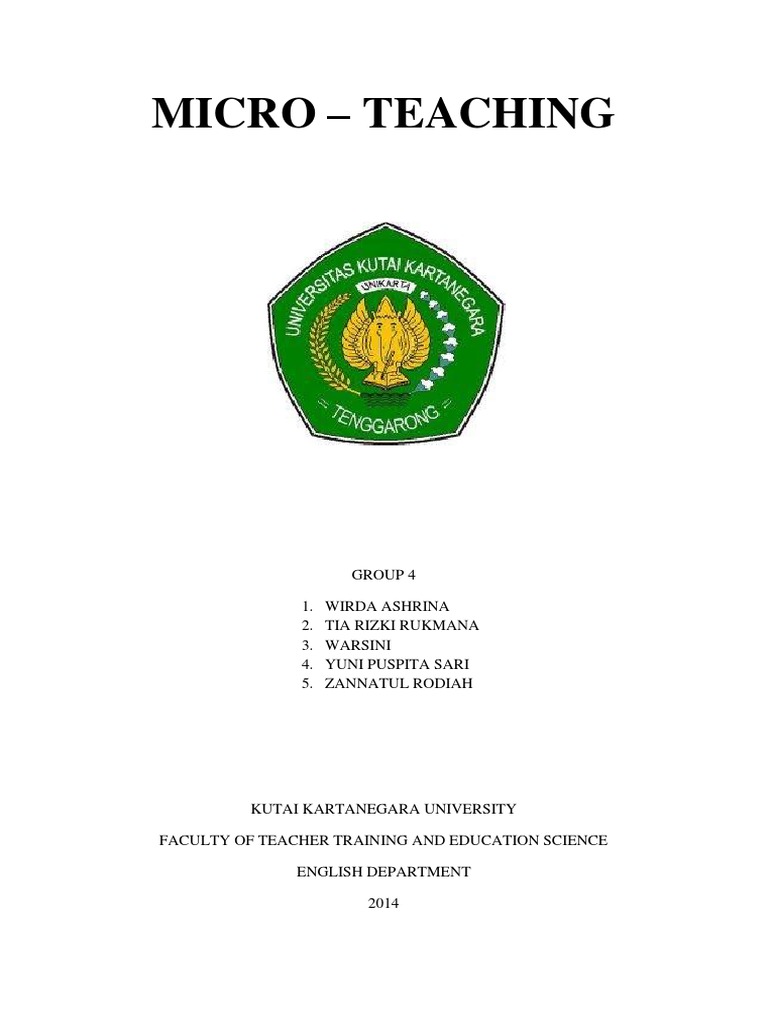 Makalah Microteaching | PDF | Teachers | Teacher Education
