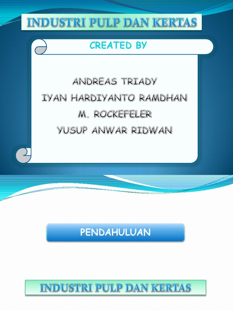 Sifat Pulp Dan Kertas - Delinewstv