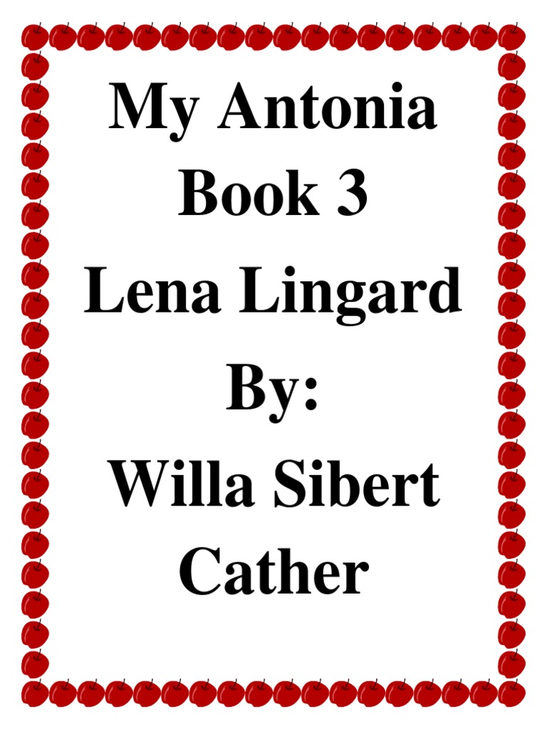 My Antonia Book 3 | PDF