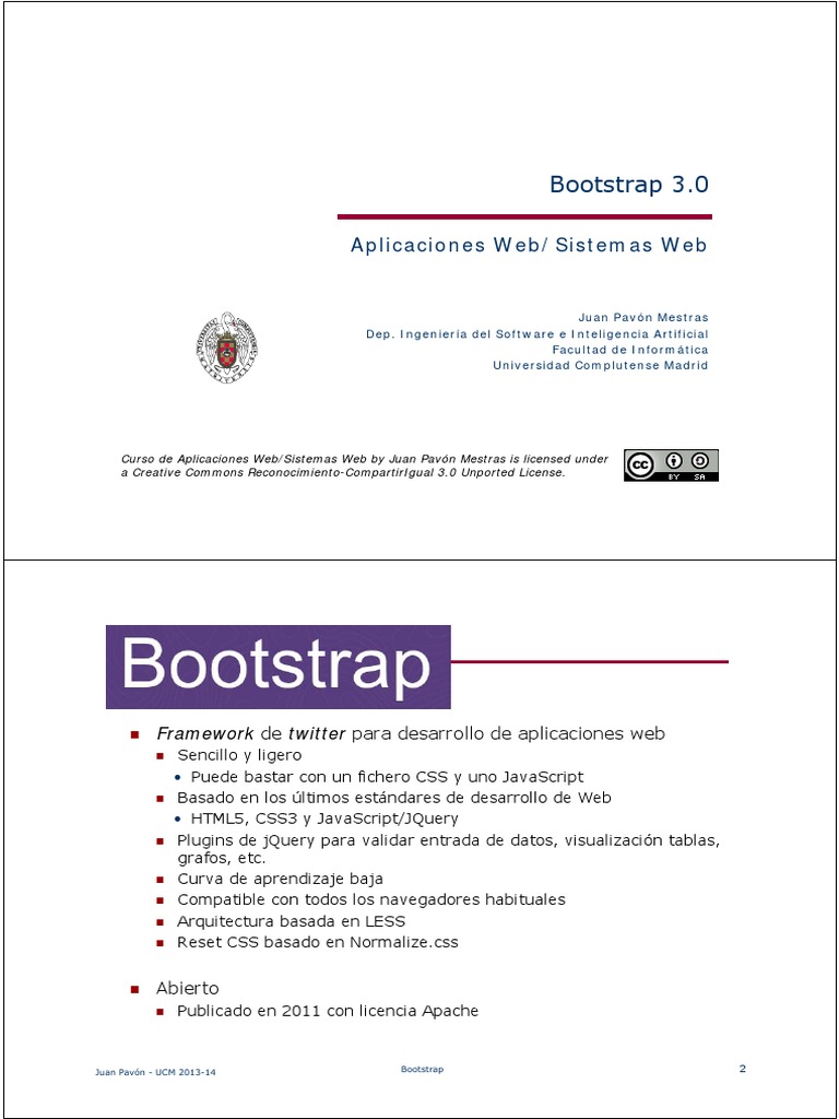 26 Bootstrap PDF | PDF | Script Java | Hojas de estilo en cascada