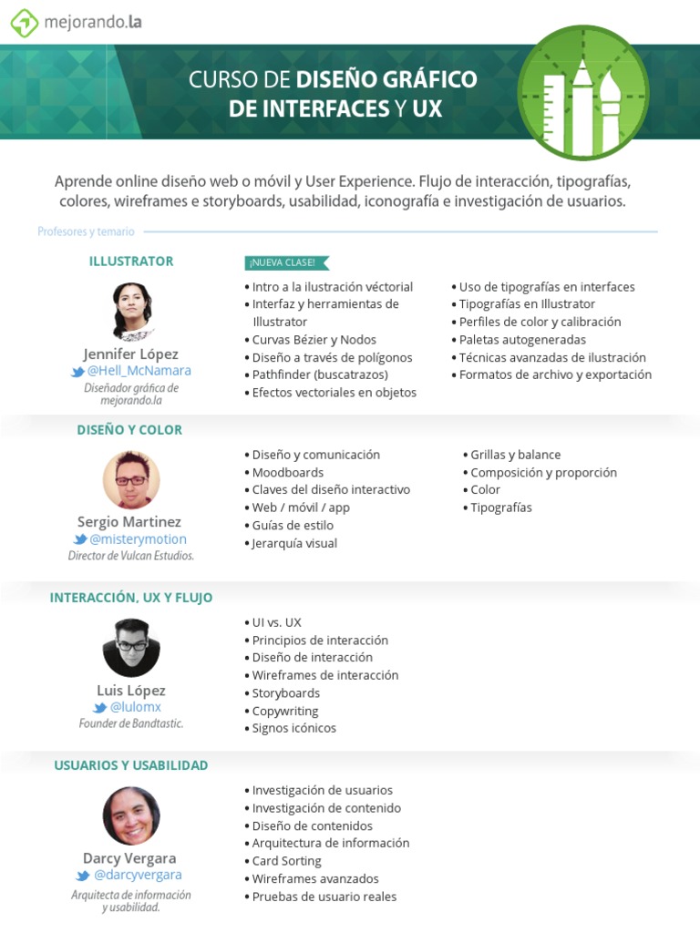 Carta Diseno Interfaces PDF | PDF | Ilustrador Adobe | Usabilidad