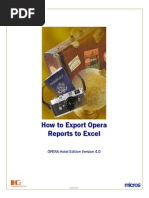 Opera PMS v5 Training Guide | PDF