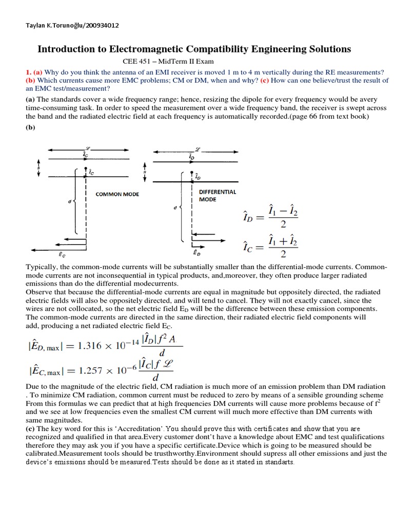 Introduction To Electromagnetic Compatibility Engineering | PDF | Electrical Impedance ...