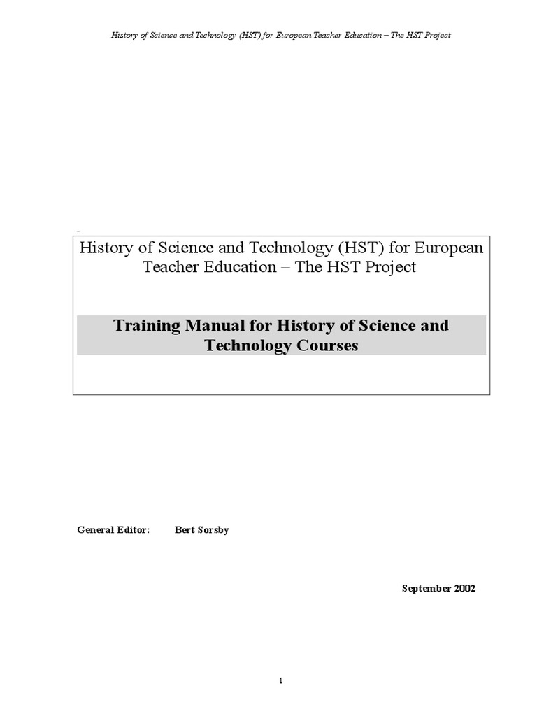 HST Training Manual | PDF | Curriculum | Communication