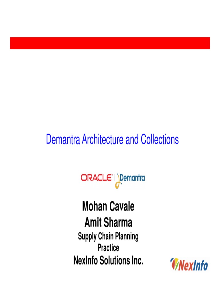 Demantra Architecture Overview | PDF