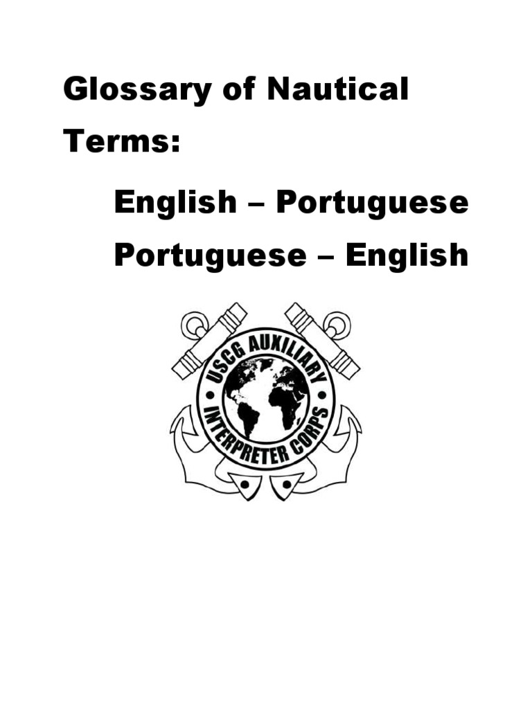 Nautical Terms Glossary: English-Portuguese | PDF | Water Transport ...