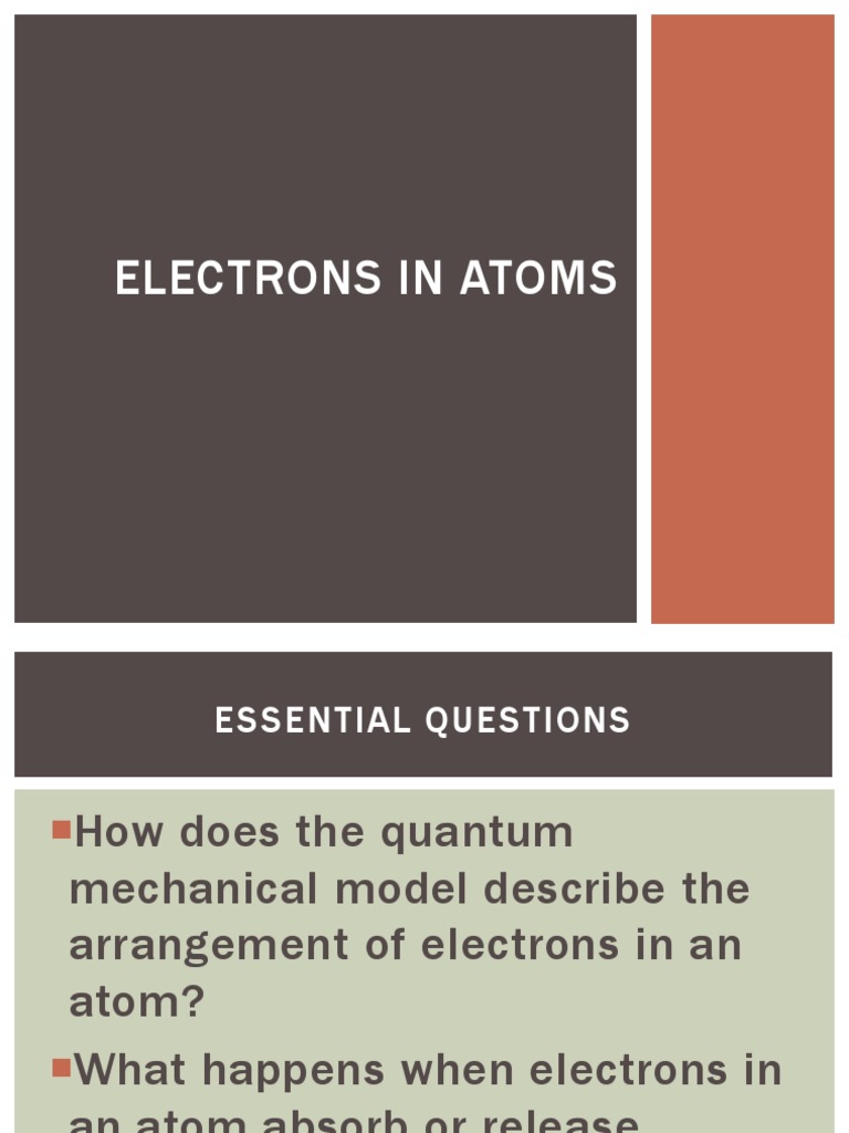 Electron Configurations and Orbital Diagrams | PDF | Atomic Orbital ...