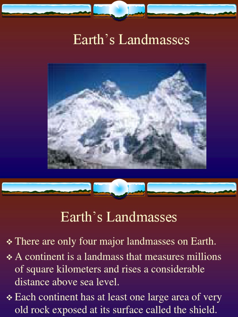 Earth’s Landmasses | Mountains | Plateau | Free 30-day Trial | Scribd