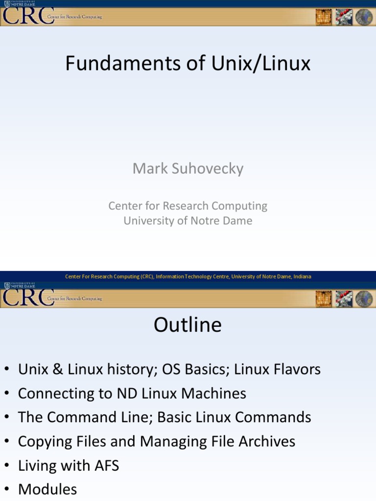 Unix&Linux Fundamentals PDF | PDF
