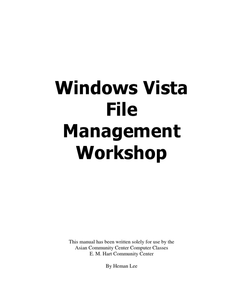 Windows File Management Lesson 1 - Windows Explorer | PDF | Icon ...