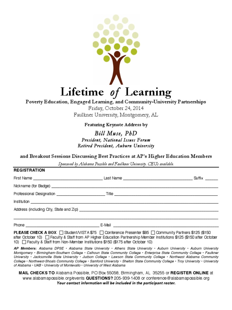Lifetime of Learning: Bill Muse, PHD | PDF | University Of Alabama ...