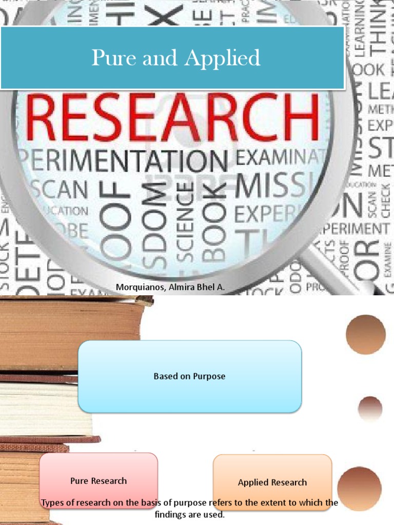 Pure and Applied Research | PDF | Basic Research | Theory
