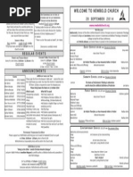 Divine Service Program | PDF | Hymns | Prayer