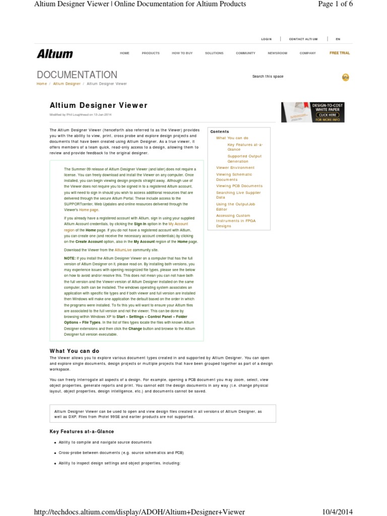 Altium Designer Viewer Guide | PDF | Microsoft Windows | Tab (Gui)