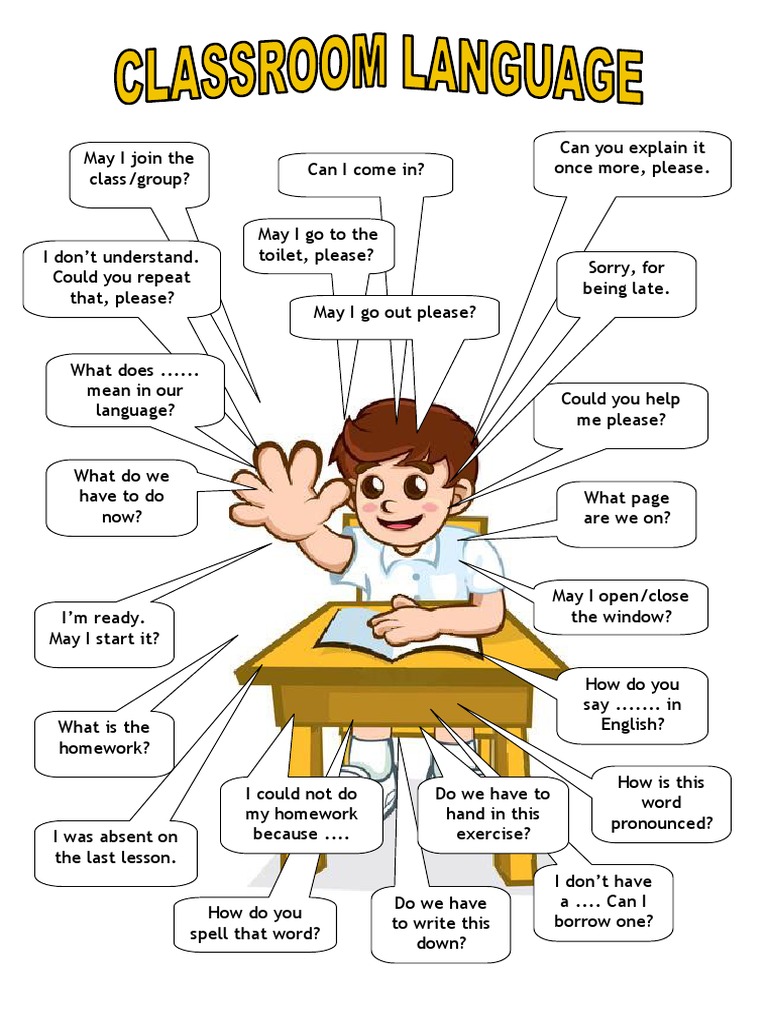 Essential Classroom Phrases for Students | PDF