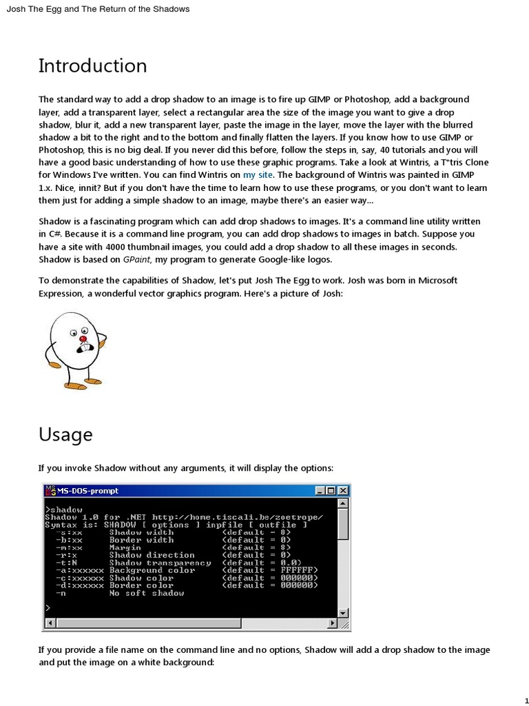 Shadow Pdf Adobe Photoshop Graphics