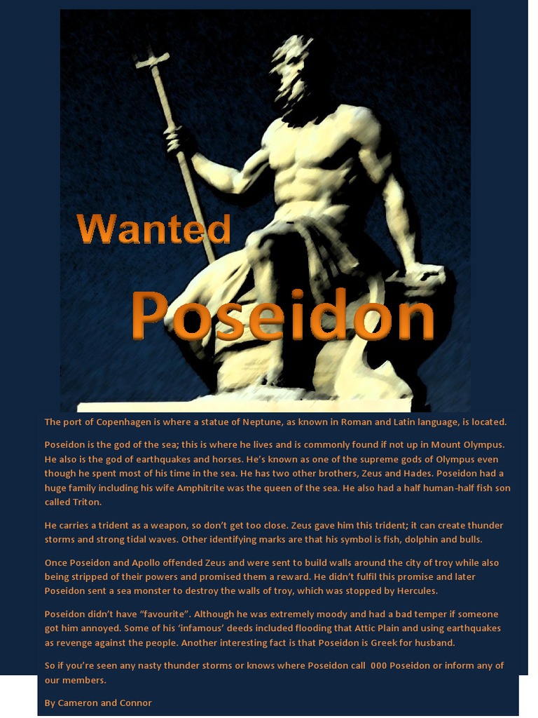 Poseidon Poster | PDF