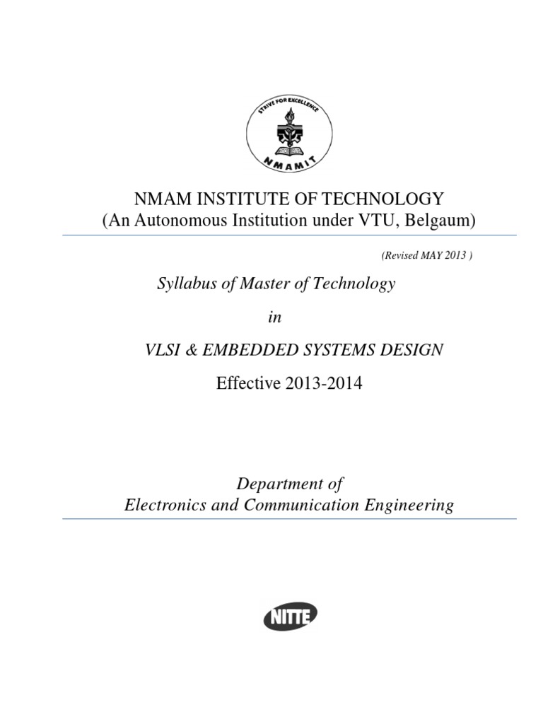 VLSI DEsign & Embedded Systems | PDF | Cmos | Mosfet