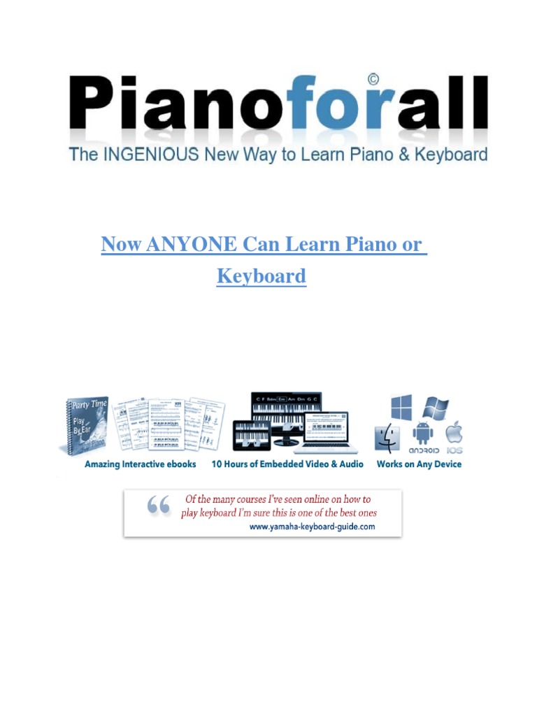 How To Learn Piano PDF | PDF | Piano | Musicology