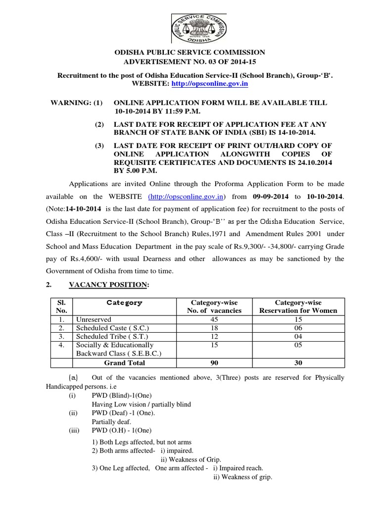 Opsc Oes | PDF | Bachelor's Degree | Academic Degree