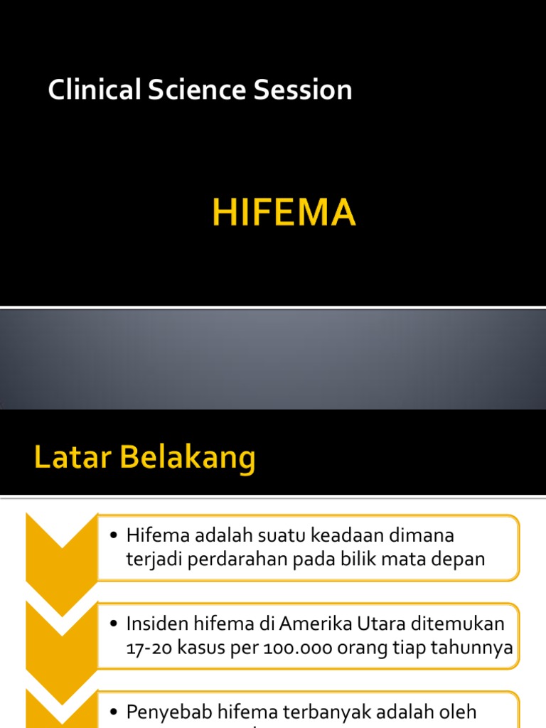 Hifema | PDF