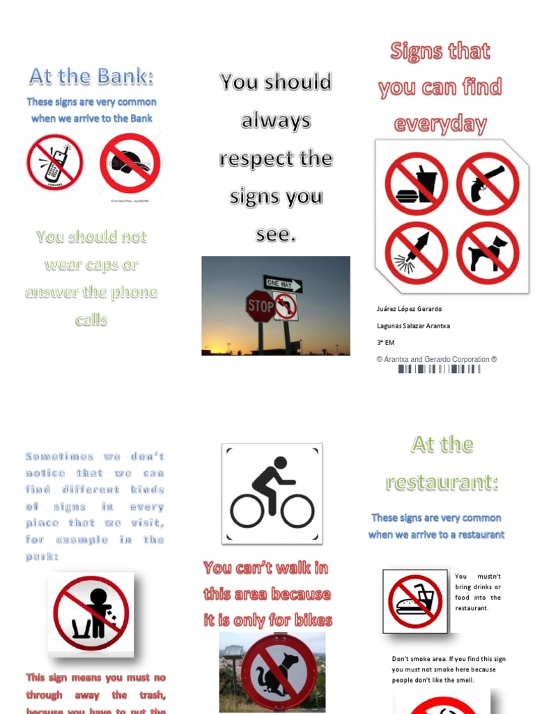 Common Everyday Signs Explained | PDF