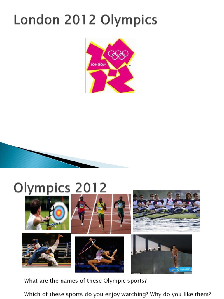 Olympics Slides | PDF | Sentence (Linguistics) | Morphology