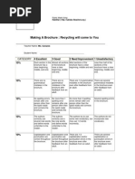 Tri-Fold Brochure Rubric | PDF | Graphics