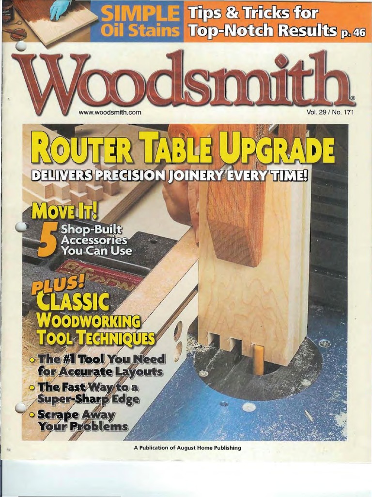 Router Table Upgrade PDF | PDF | Abrasive | Woodworking