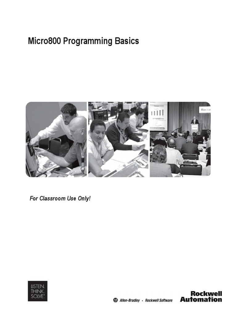 L05 Basic Plc Programming With Micro800 Controller Pdf Pdf Variable Computer Science