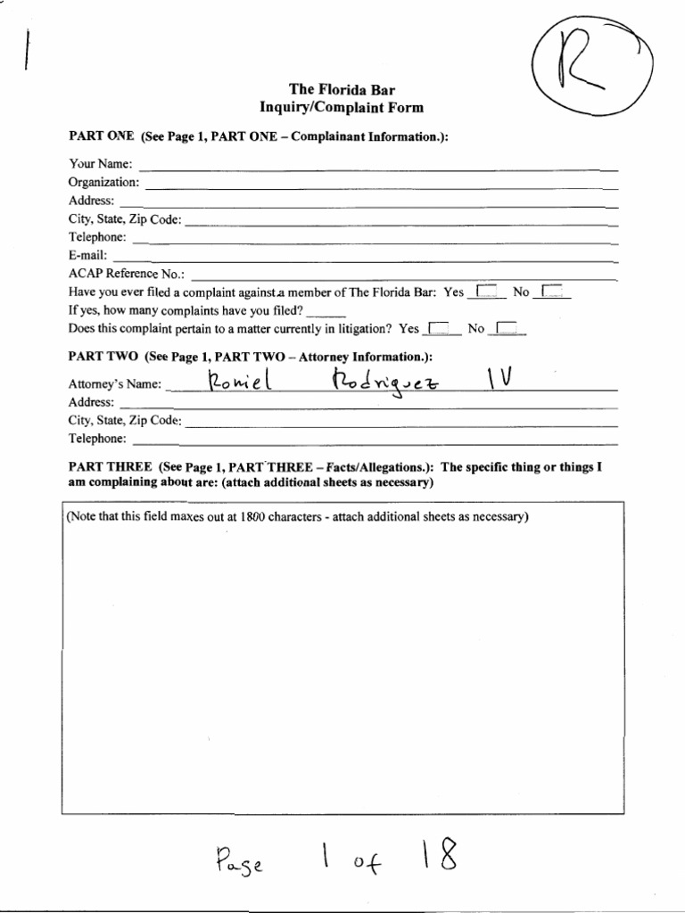 Bar Complaint Against Roniel Rodriguez IV | PDF | Lawyer | Email