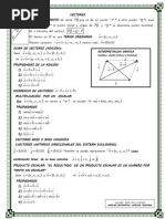 Formulario de Cálculo Vectorial | PDF | Divergencia | Vector Euclidiano