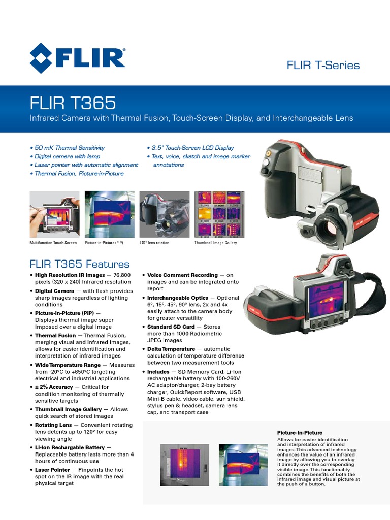 Flir T365 PDF | PDF | Infrared | Thermography