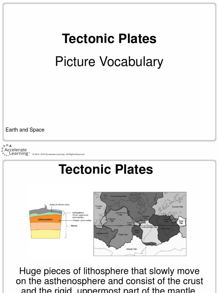 Tectonic Plates: Key Concepts and Vocabulary | PDF | Plate Tectonics ...