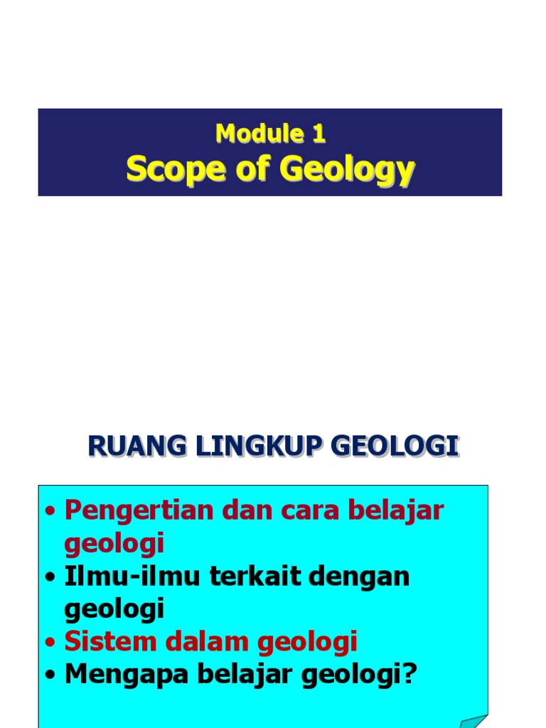 Module 1 - Introduction To Geology | PDF | Geology | Earthquakes