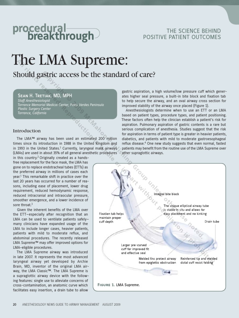 Lma | Medicine | Clinical Medicine