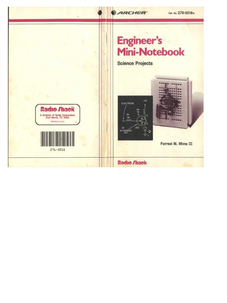 Electronics-Forrest Mims-Engineer's Mini-Notebook-Science Projects PDF ...