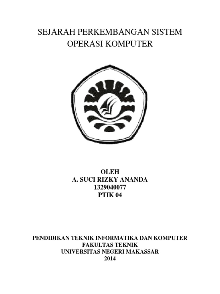 Sejarah Perkembangan Sistem Operasi Komputer | PDF | Komputer