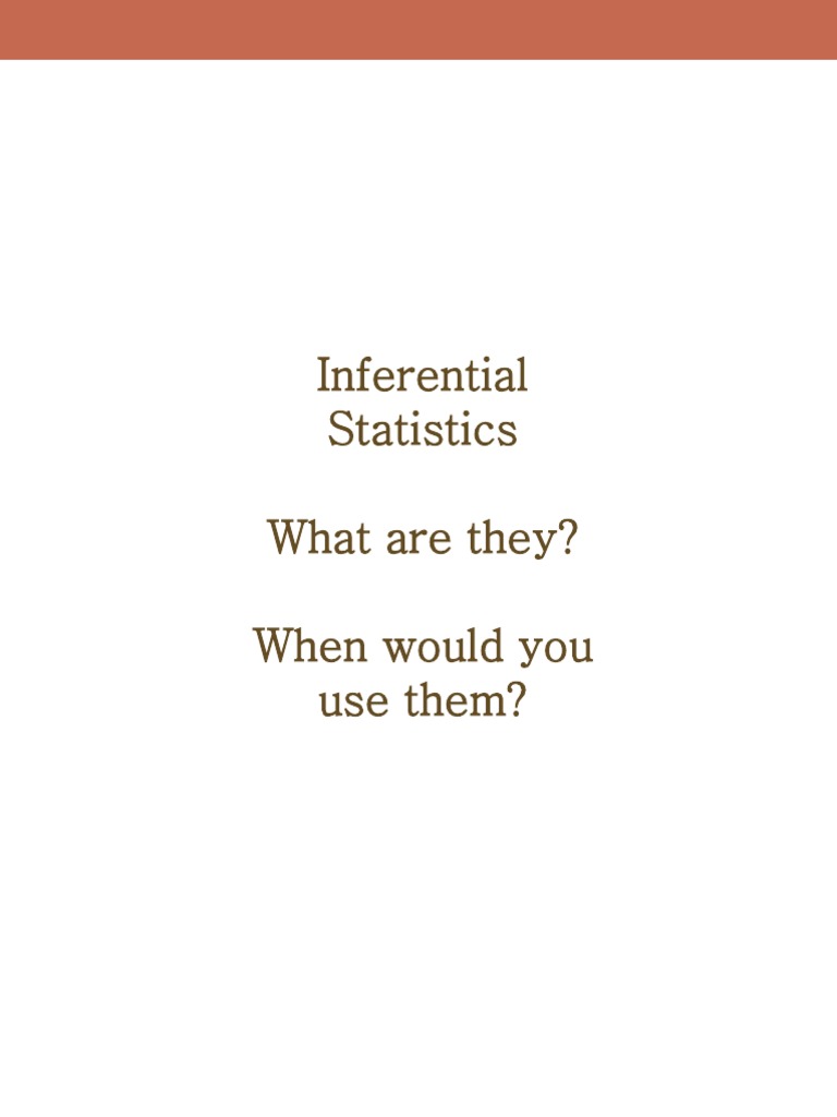 Understanding Inferential Statistics | PDF | Statistics | Regression ... Understanding Inferential Statistics | PDF | Statistics | Regression ...