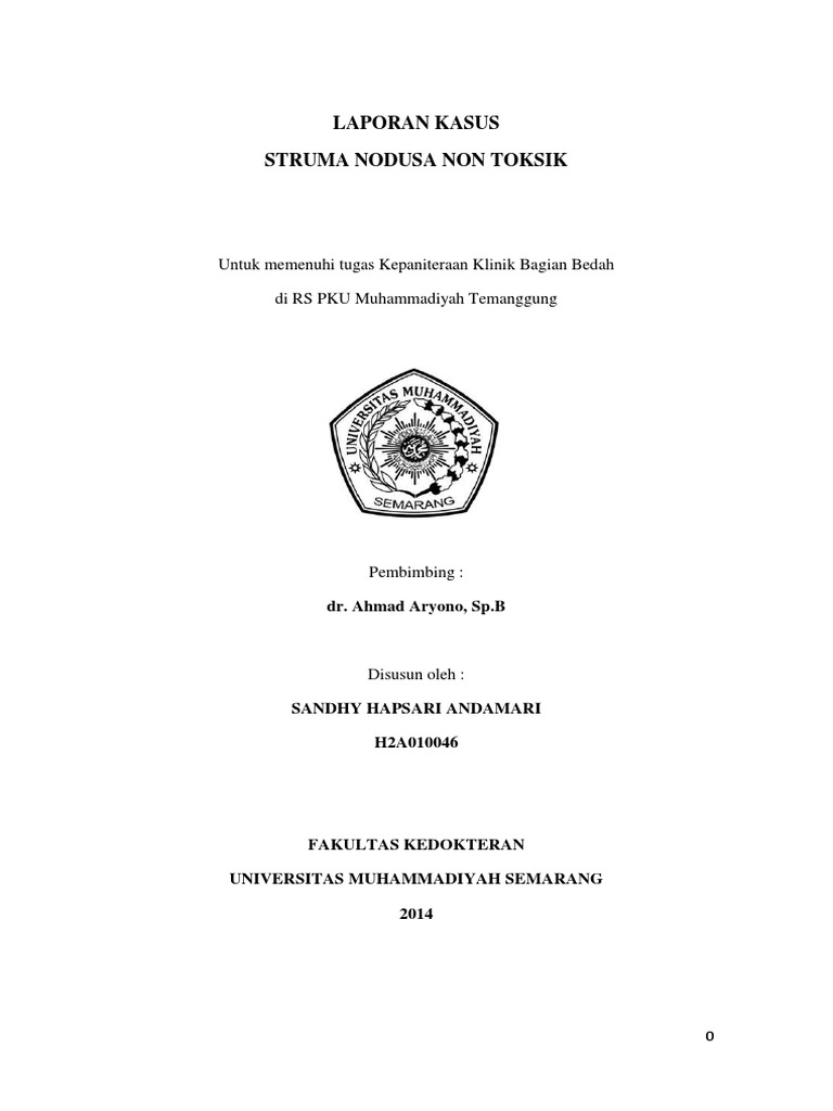 Biaya Operasi Struma Nodusa Non Toksik | PDF