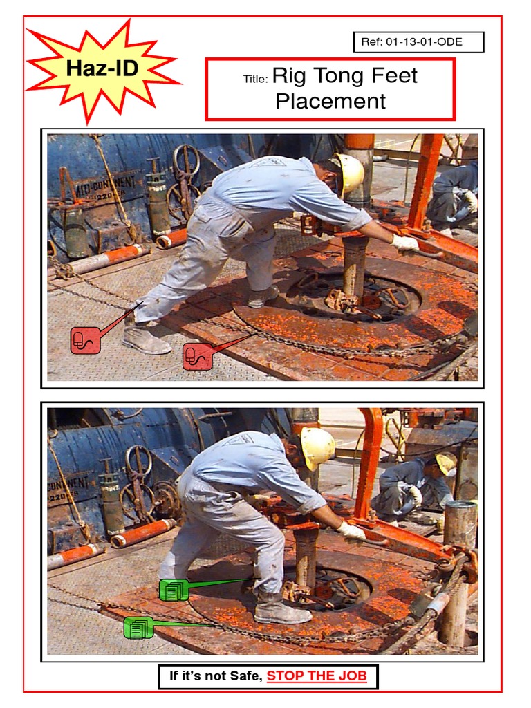 Rig Tong Feet Safety Guide | PDF